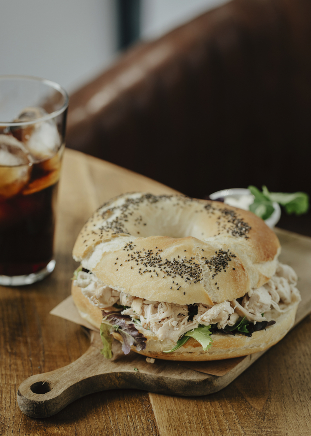 Bagel de pollo - SanTomás